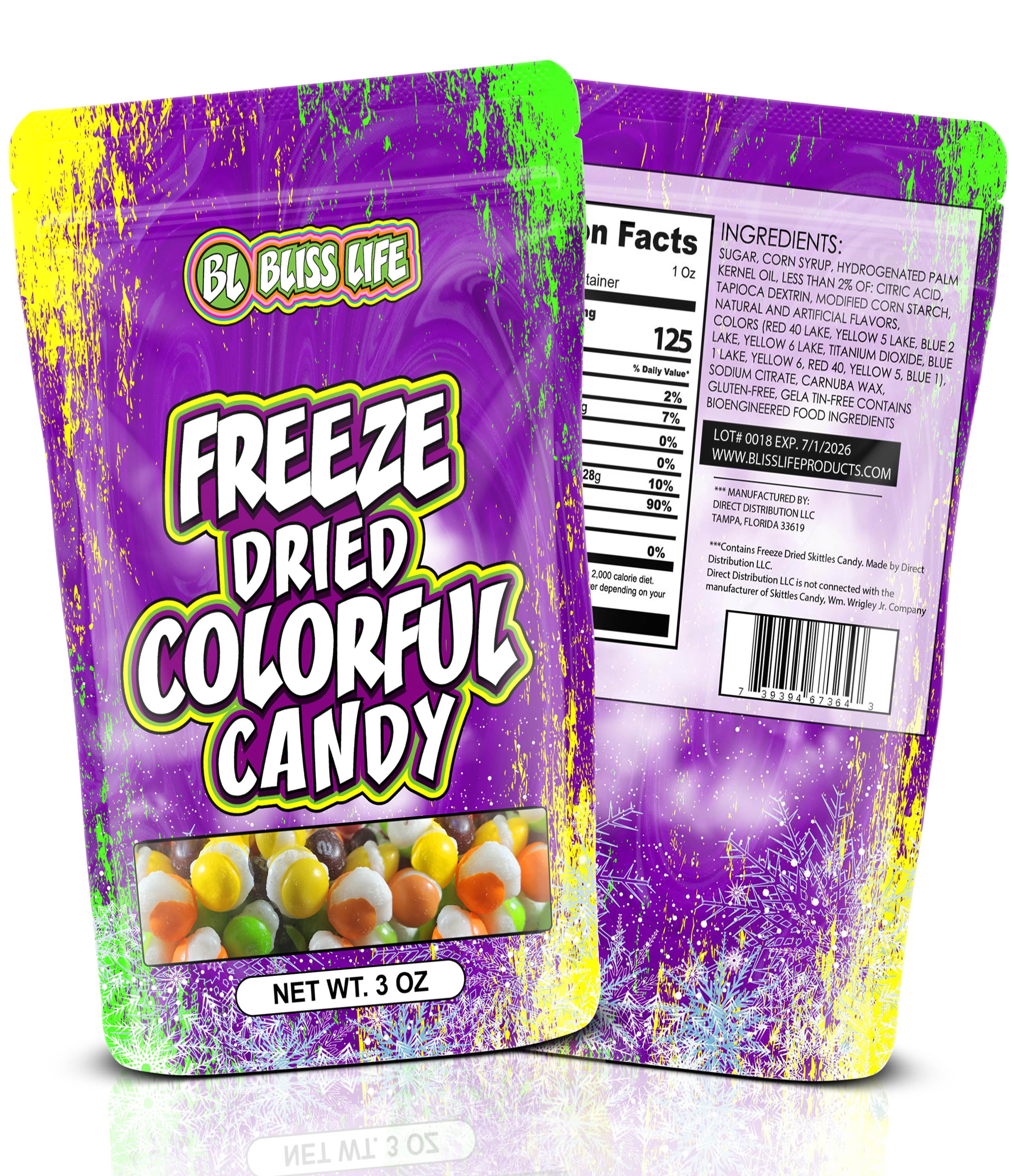 Rainbow Freeze Dried Candy - Walmart.com