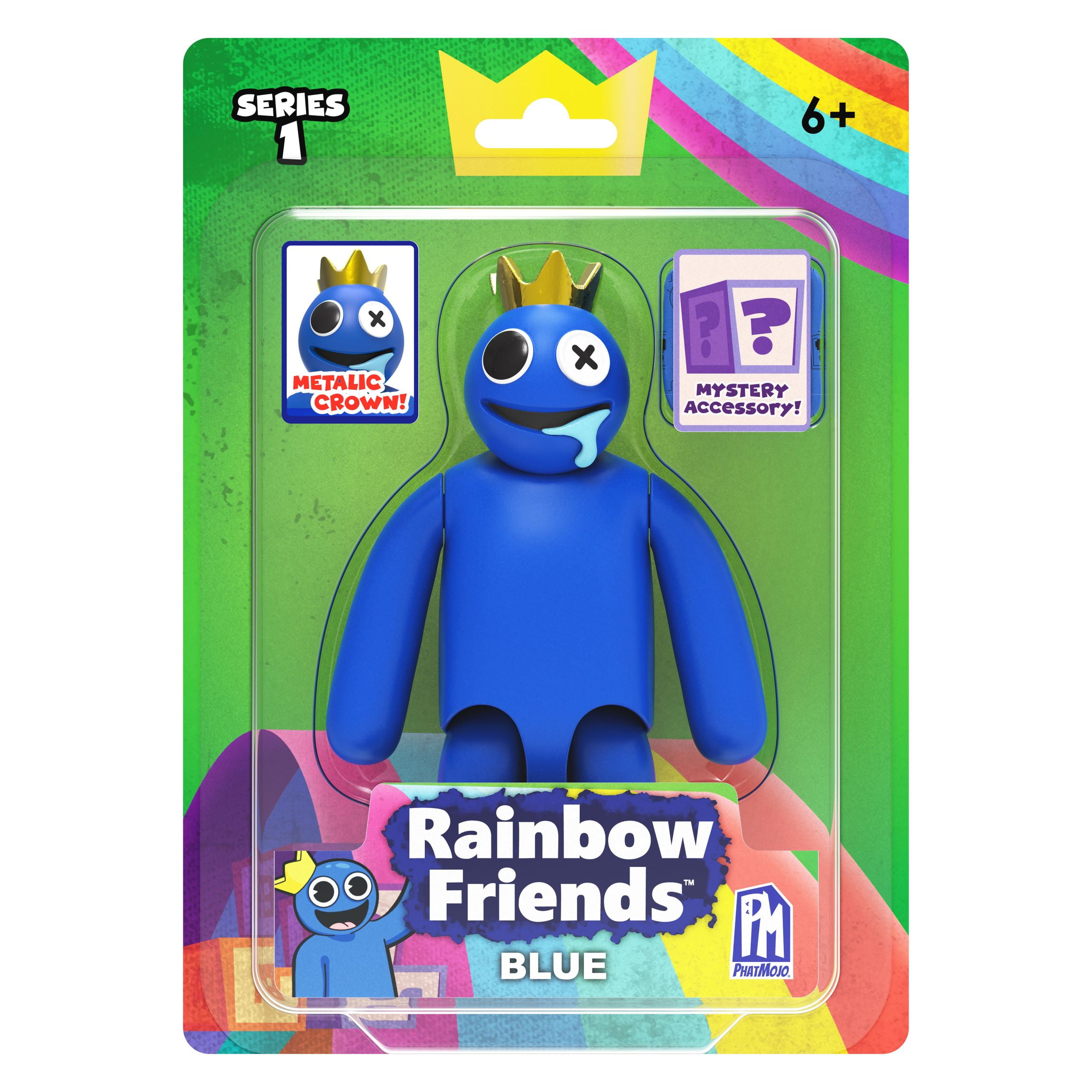 Rainbow Friends Action Figure Blue - Walmart.com