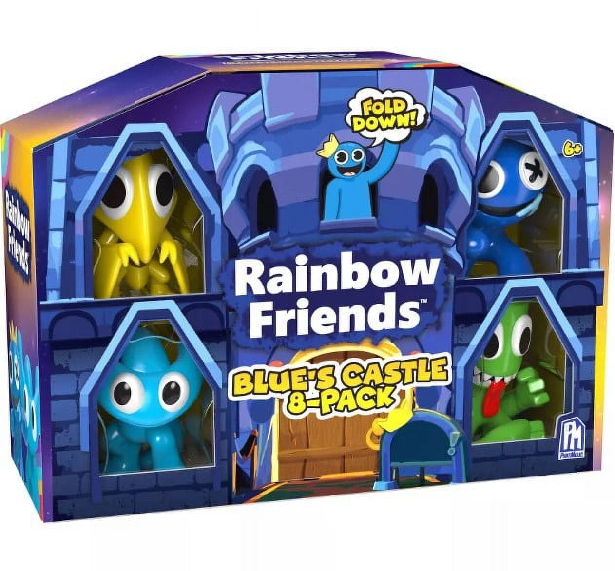 Rainbow Friends Blue's Castle Mini Figure 8-Pack Set - Walmart.com