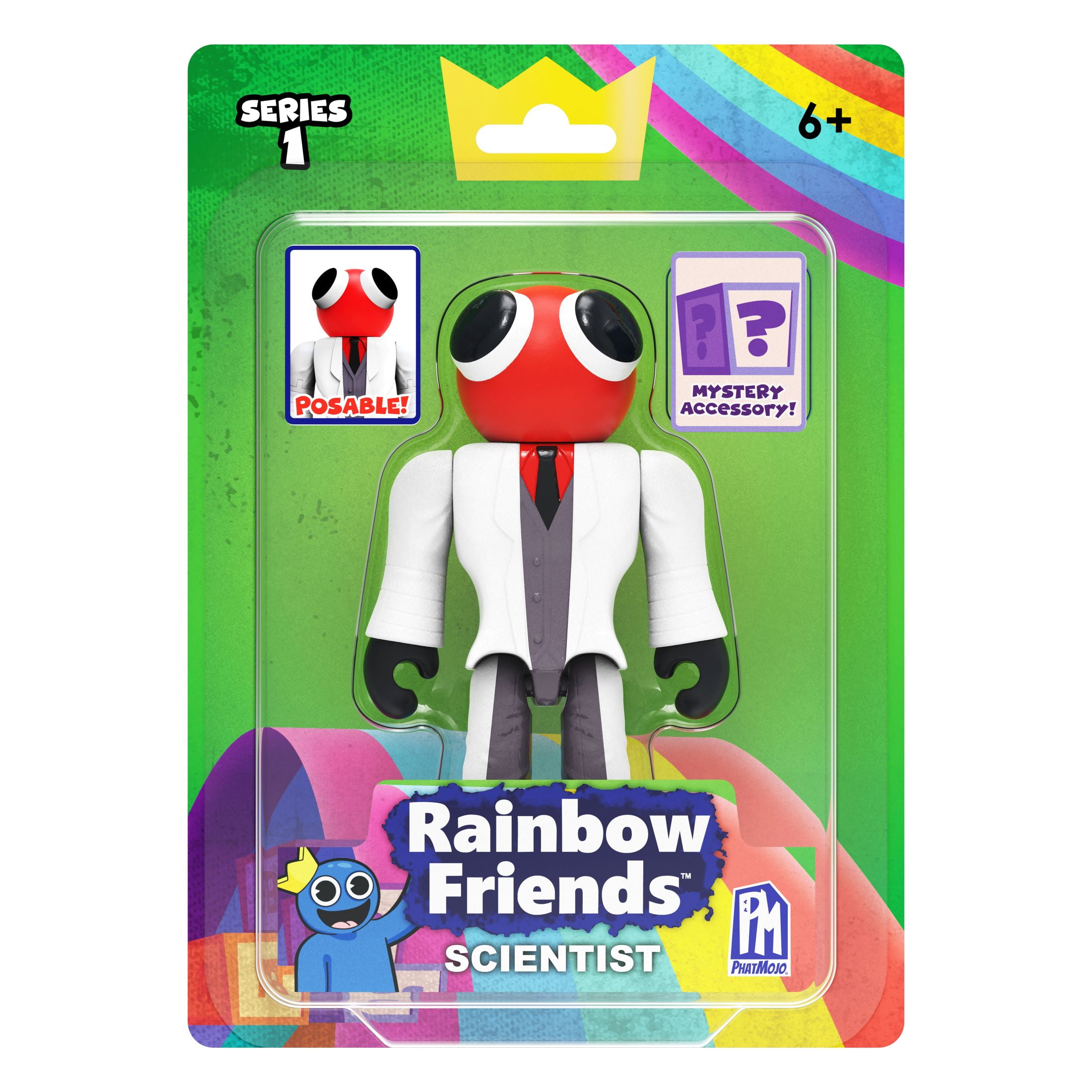 Rainbow Friends Series 1 Scientist Figurine Action Figure with ...
