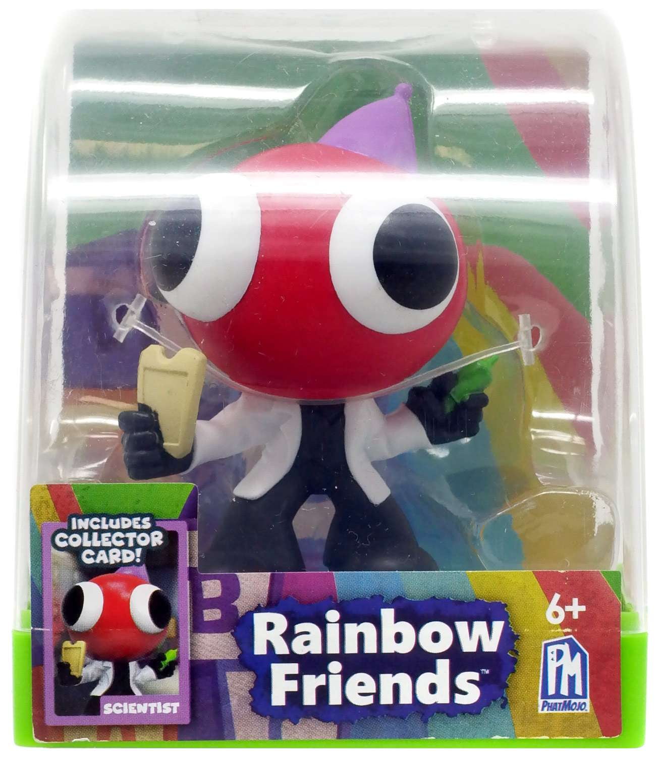 Rainbow Friends Scientist Figure & Collector Card (with Hat) - Walmart.com