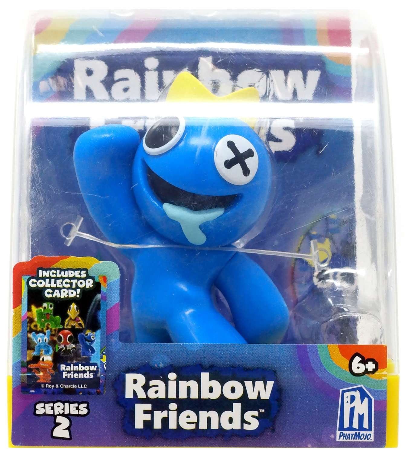 Rainbow Friends Series 2 Blue Figure & Collector Card - Walmart.com