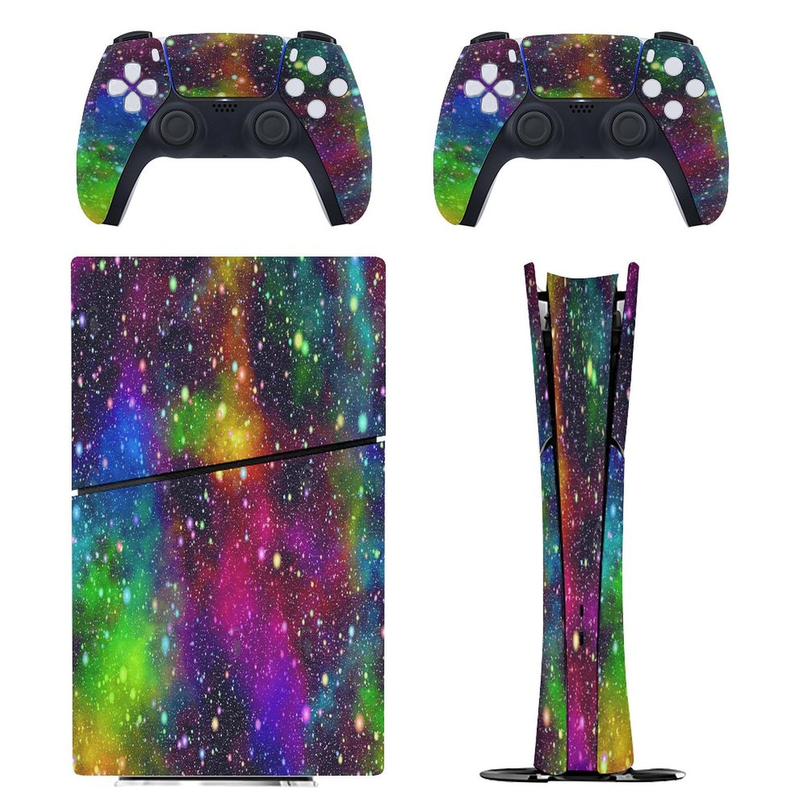 Rainbow Galaxy PS5/PS5 Slim Digital Disc Skin Sticker For Console And ...
