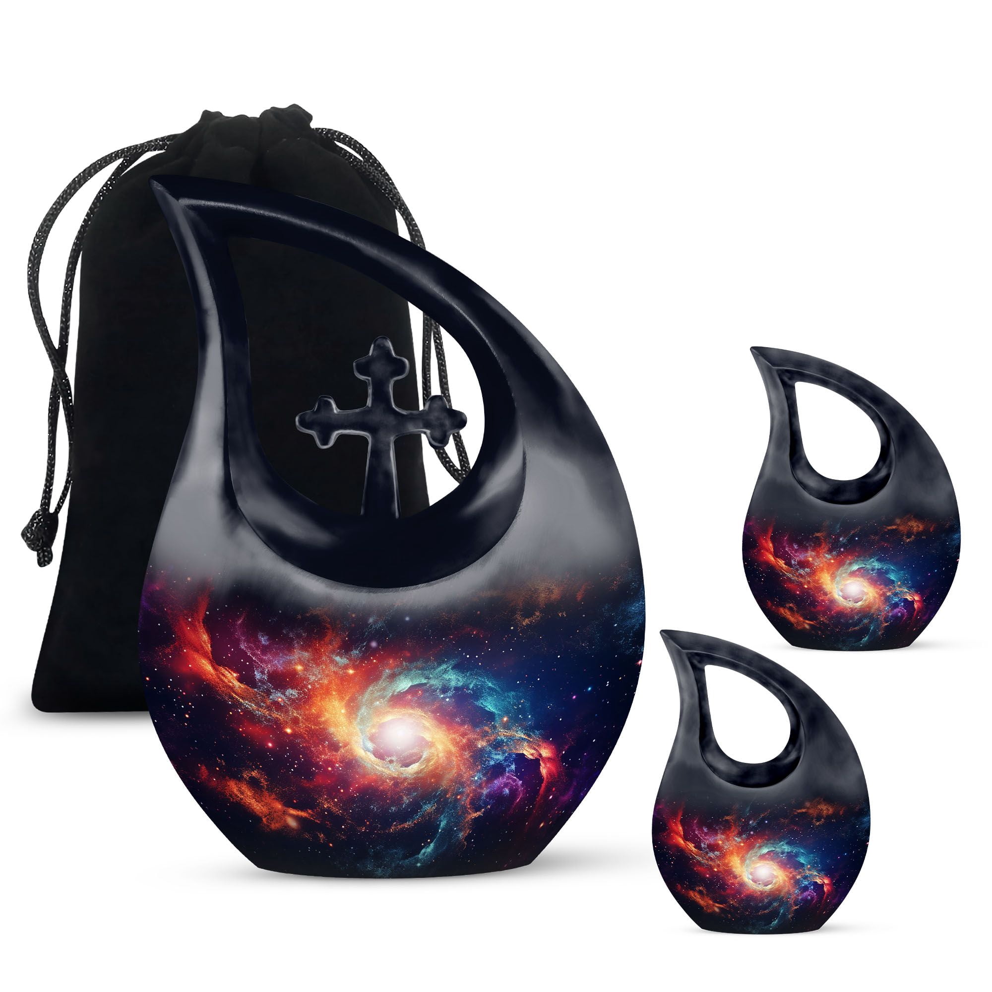 Rainbow Galaxy Revolving Urn - Urn For Human Ashes Adult Female & Male ...