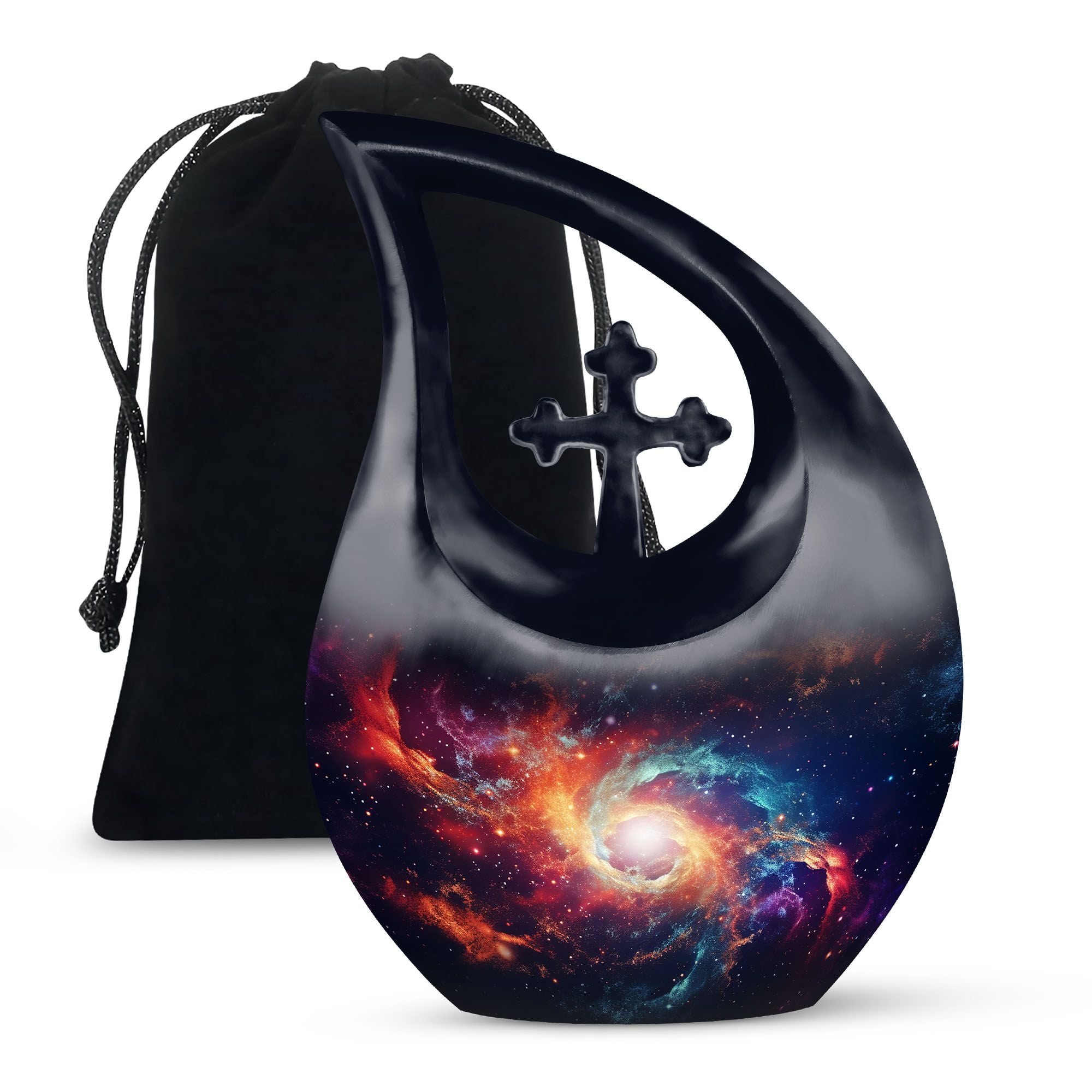 Rainbow Galaxy Revolving Urn - Urns For Adult Mom & Dad - Cremation ...