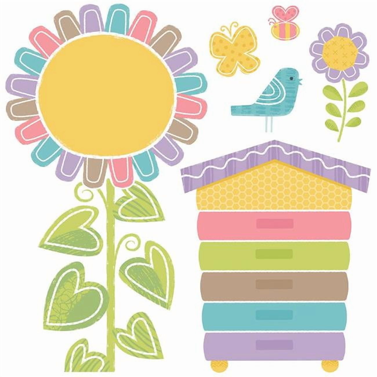 Rainbow Garden Bulletin Board Set - Walmart.com