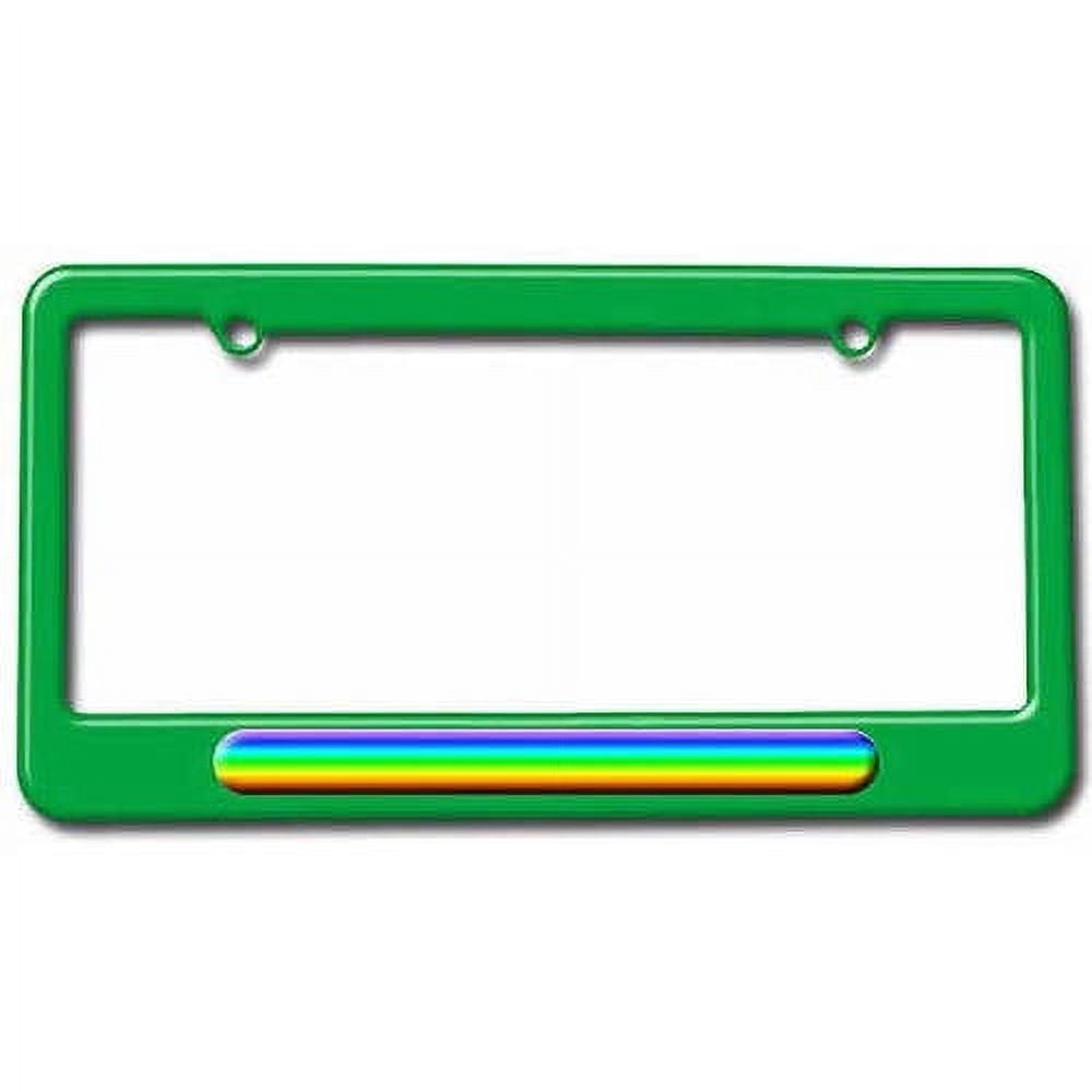 Rainbow, Gay Lesbian License Plate Tag Frame, Multiple Colors - Walmart.com