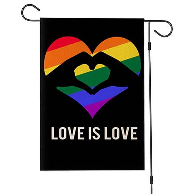 Rainbow Gay Pride Flag | Love is Love Gay Lesbian LGBTQ Flag for ...