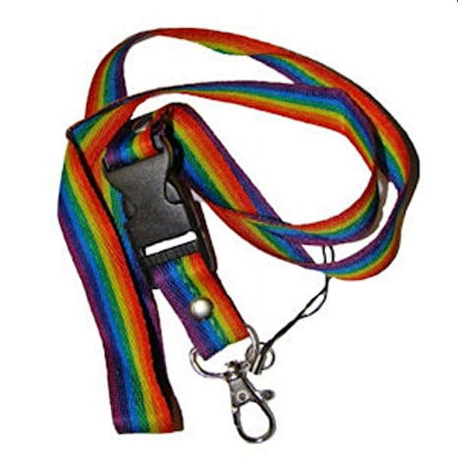 Rainbow Gay Pride Lanyard Tag Holder Key Holder - Walmart.com