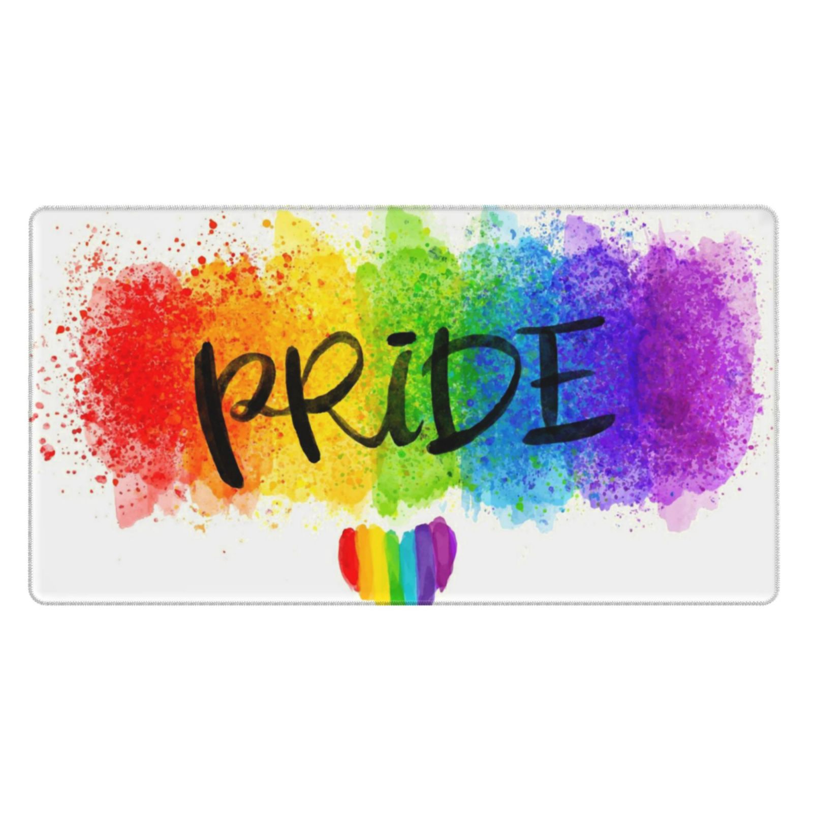 Rainbow Gay Pride Lgbtq Mousepad Large Mouse Pad Desk Pad Computer ...