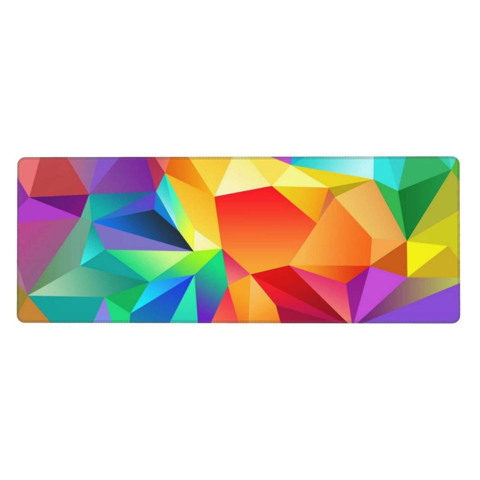 Rainbow Geometric Mousepad Large Mouse Pad Desk Pad Computer Keyboard ...