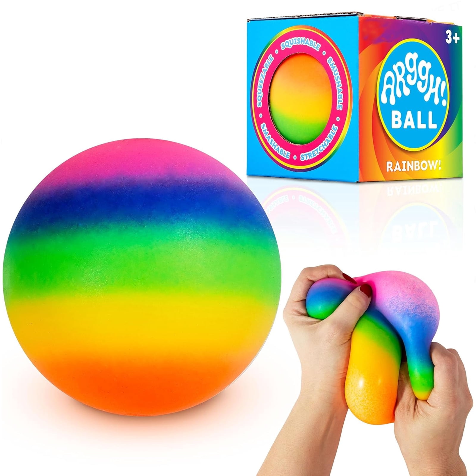 Rainbow Giant Stress Balls for Adults Large Stress Balls for Kids ...