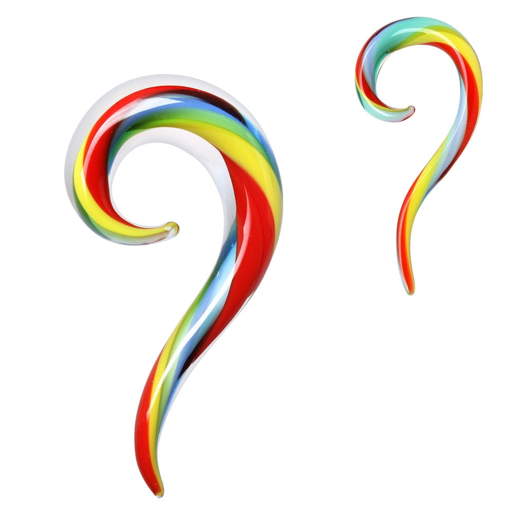 Rainbow Glass Curved Hanging Taper - Walmart.com