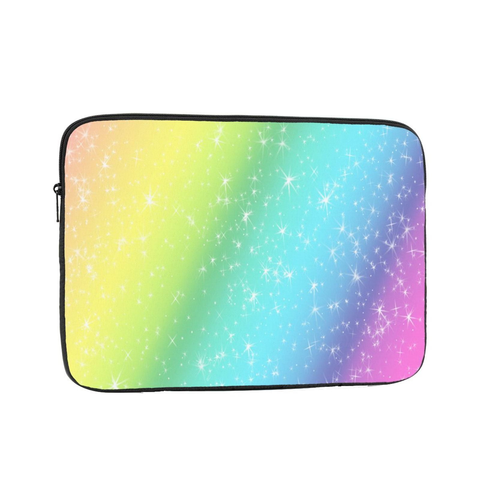Rainbow Glitter Portable Laptop Sleeve Compatible with MacBook Air ...
