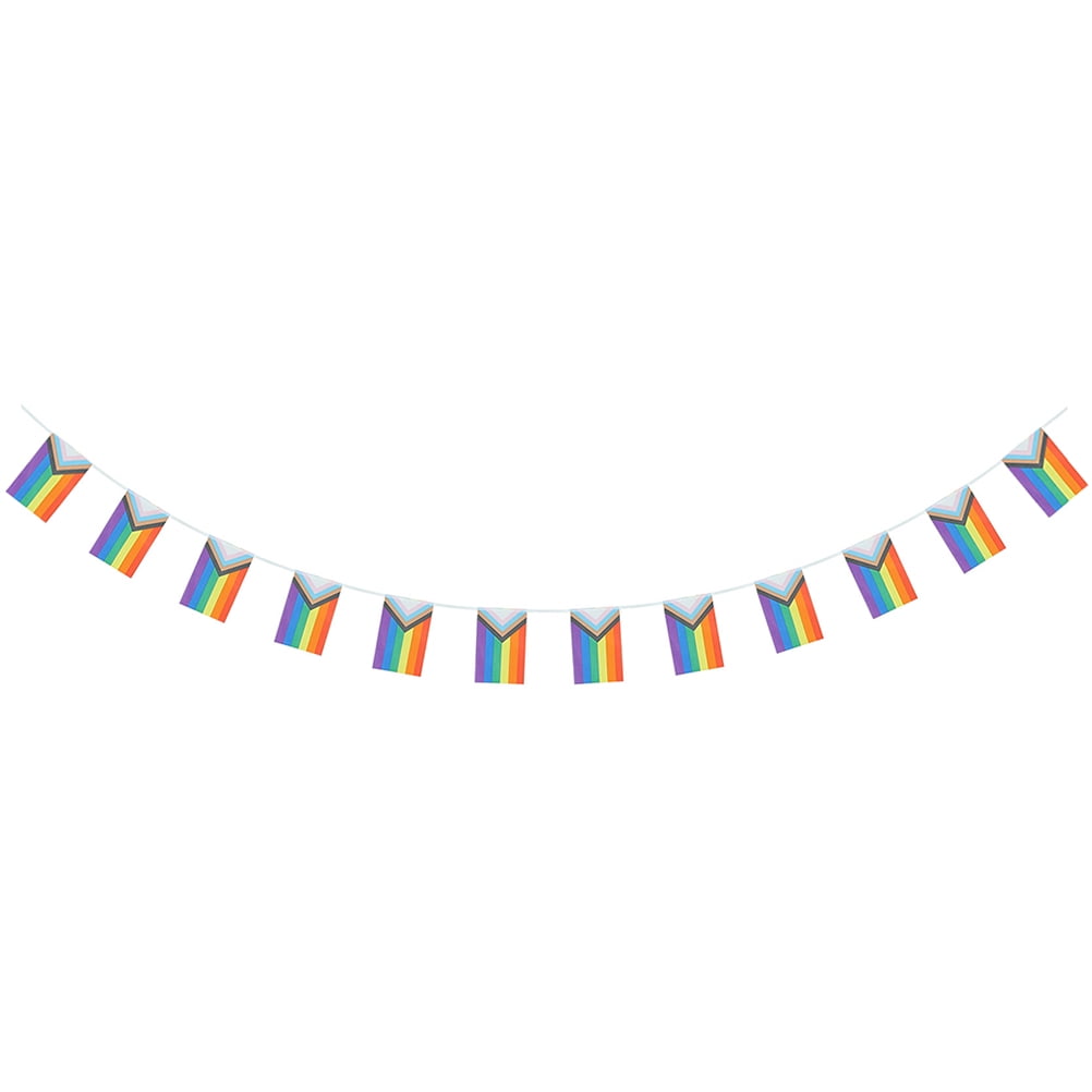Rainbow Hanging Banner Pride Flag LGBT String Flag Pride Ornament ...