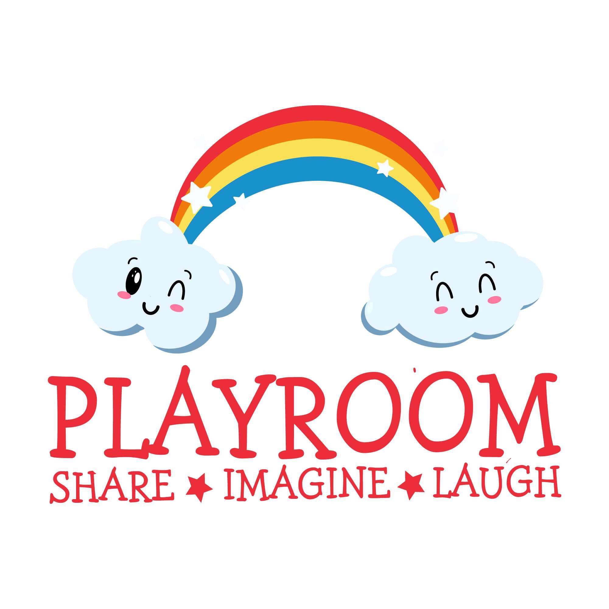 Rainbow Happy clouds Daycare Kids Daycare Cute Daycare Girls Boys Kids ...