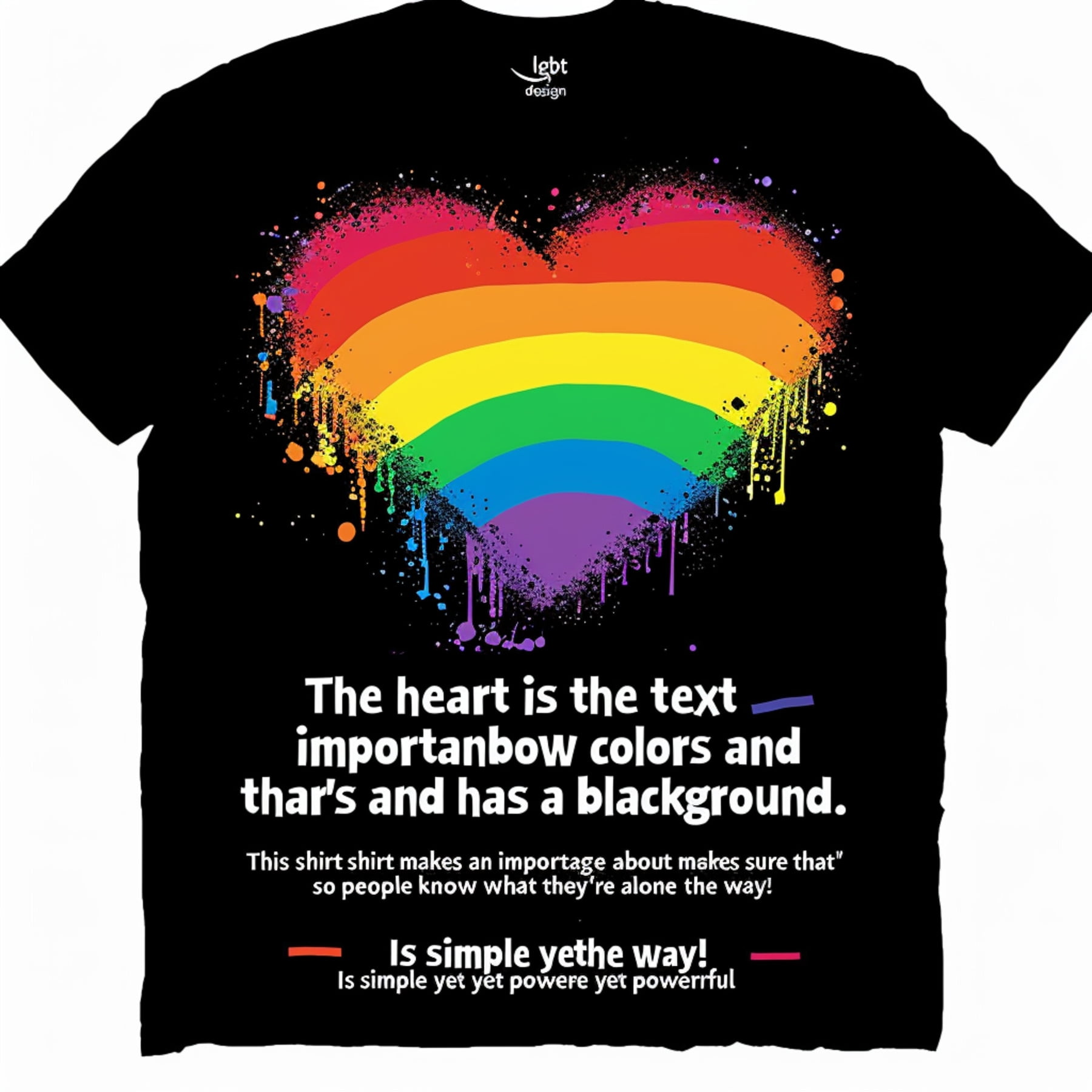 Rainbow Heart Lgbt Pride Tshirt Be Careful Who You Hate It Could Be A