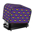 Rainbow Heart Pixel Art LGBT 2 Slice Toaster Cover Bread Maker Dust ...