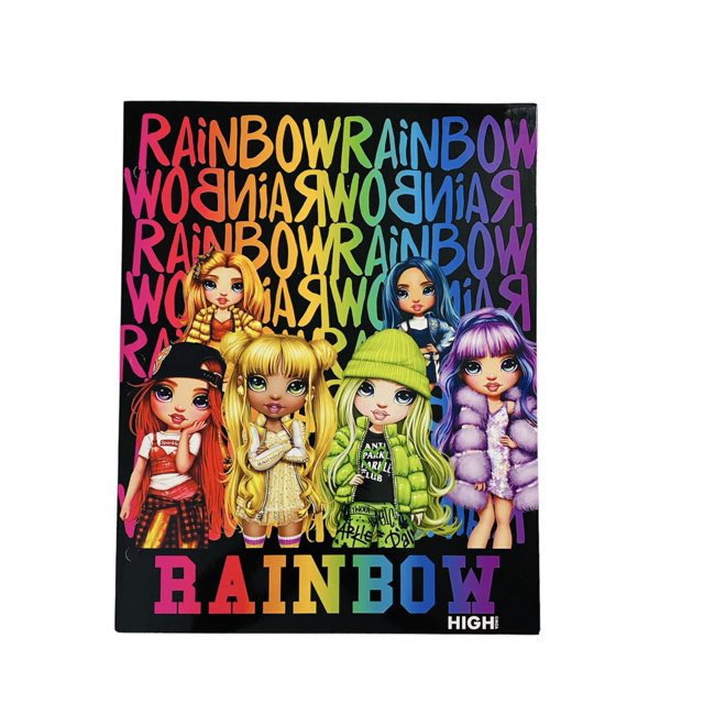 Rainbow High 2-Pocket Portfolio Folder - 1 Count - Walmart.com