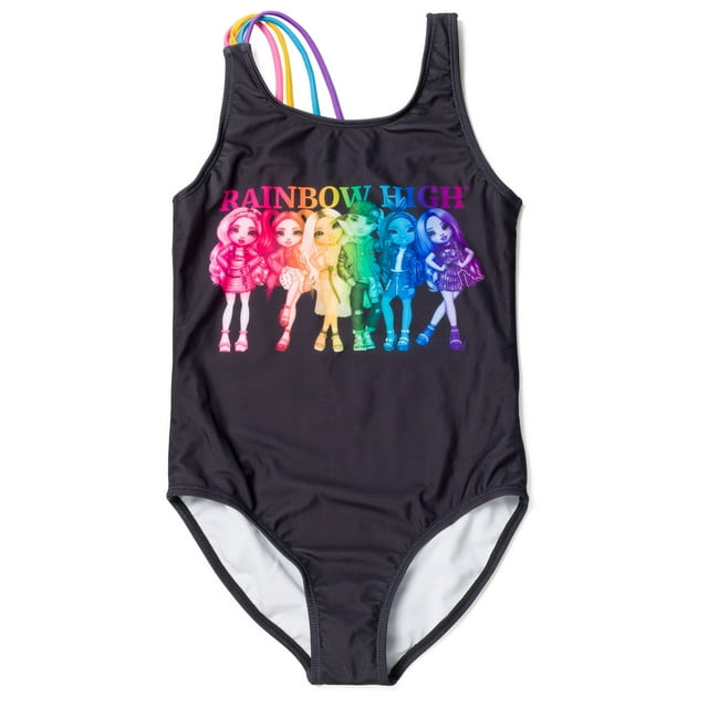 Rainbow High Bella Avery Styles Karma Little Girls One Piece Bathing ...