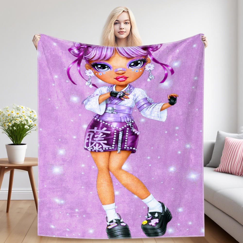 Rainbow High Dolls Throw Blankets Girls Gift Birthday Christmas 50 X 60 ...