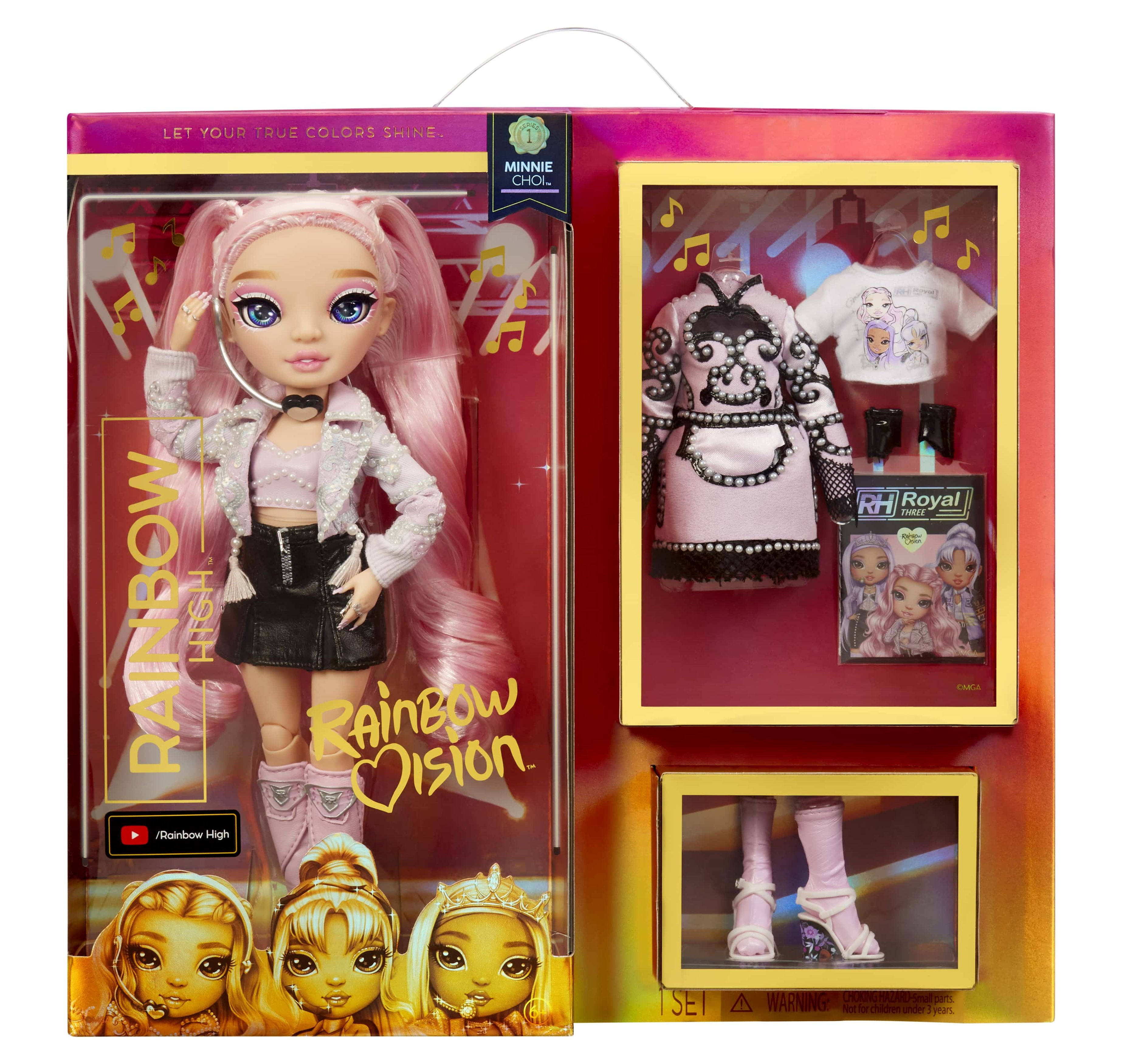 Walmart Exclusive: Rainbow High Minnie Choi K-pop Fashion Doll with ...