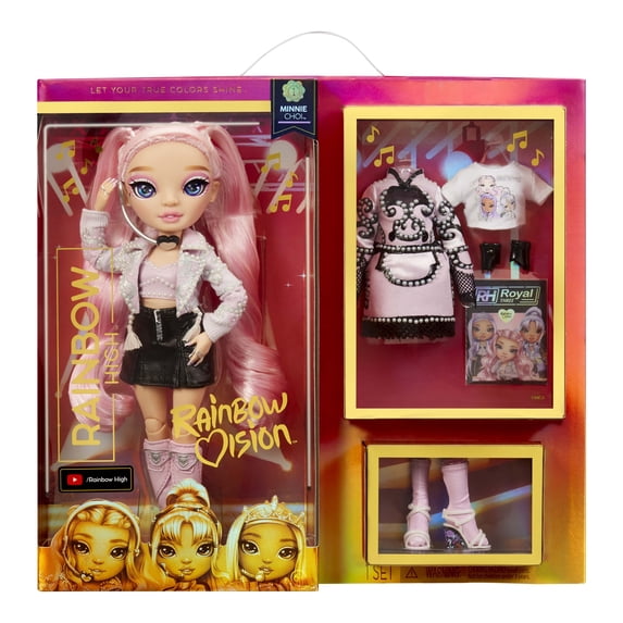 Walmart Exclusive: Rainbow High Minnie Choi K-pop Fashion Doll with ...