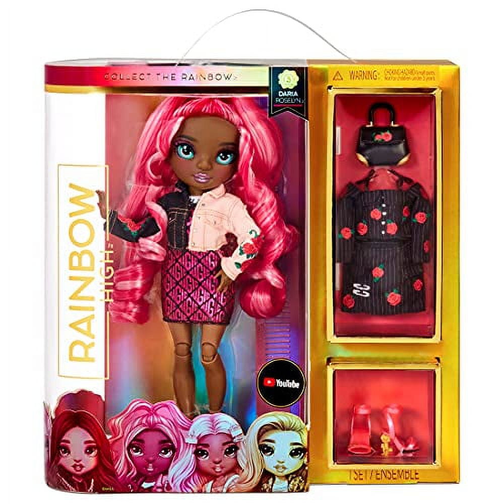 Rainbow High Series 3 Daria Roselyn Fashion Doll Rose (Pinkish Red ...