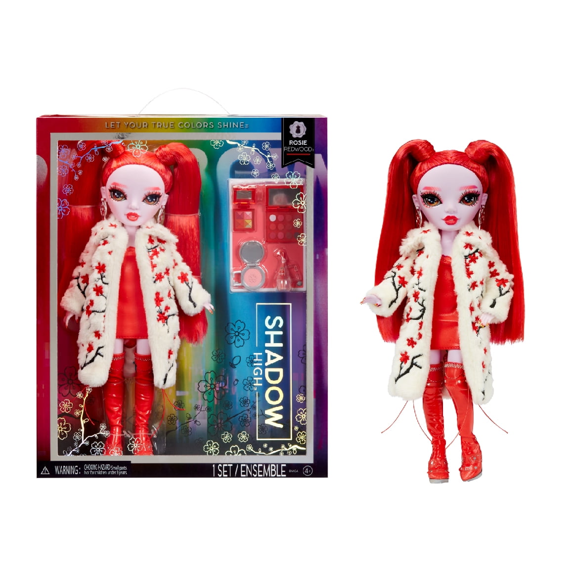 Rainbow High Shadow High Rosie, Red Fashion Doll, Collectible Outfit ...