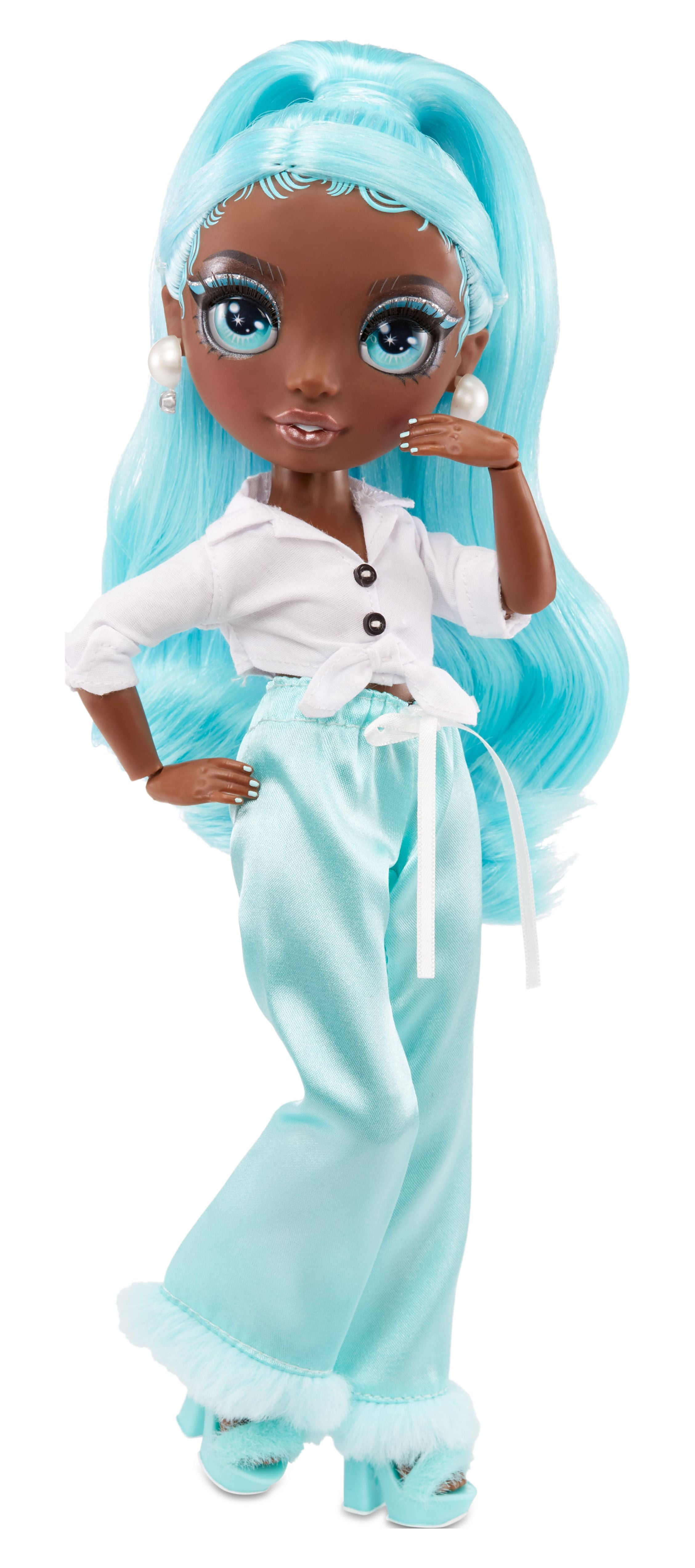 Rainbow High Slumber Party Robin Sterling Fashion Doll Toy Set with ...