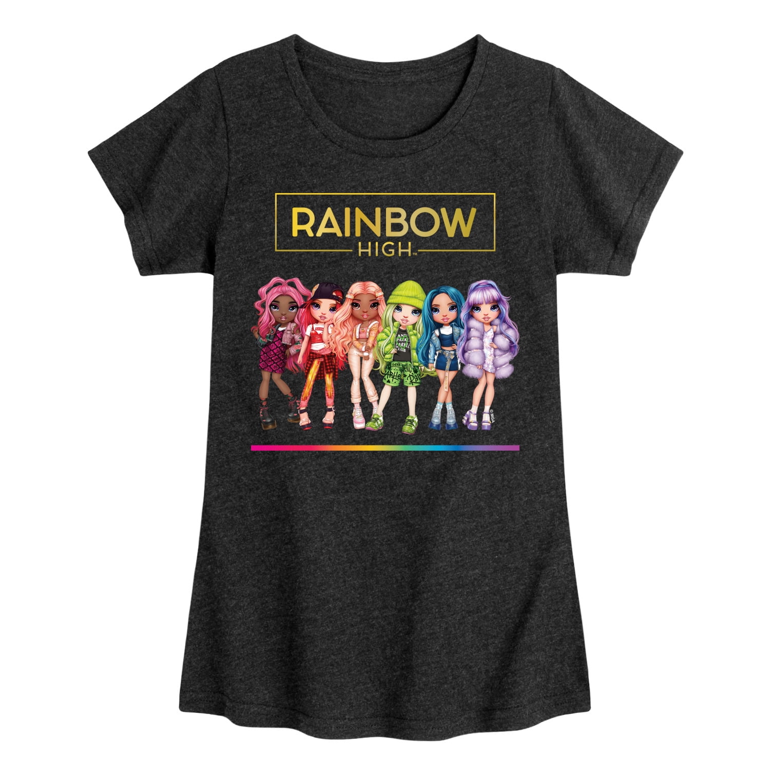 Rainbow High - Toy Doll Lineup - Toddler And Youth Girls Short Sleeve ...