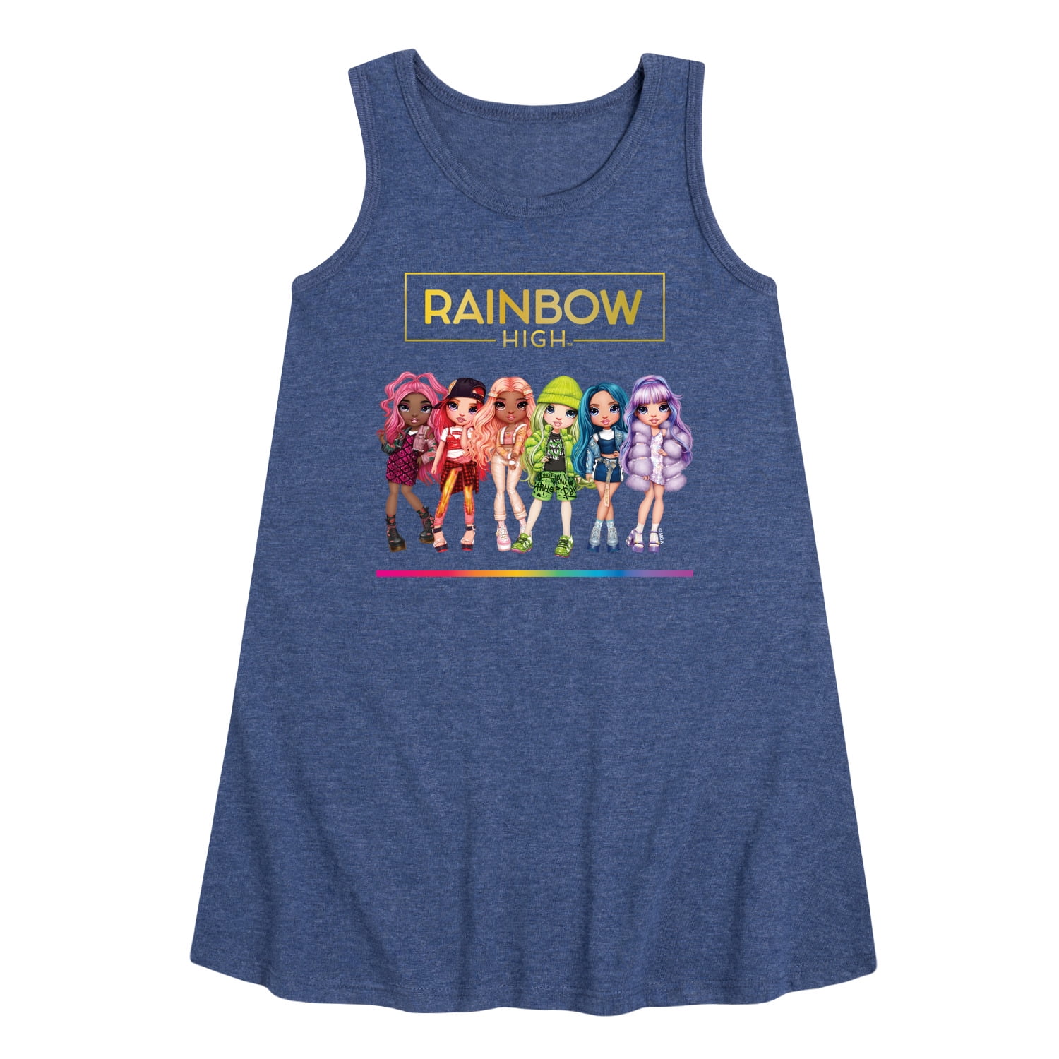 Rainbow High - Toy Doll Lineup - Toddler and Youth Girls A-line Dress ...
