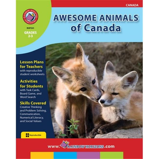 Rainbow Horizons Awesome Animals of Canada - Grade 2 to 3 - Walmart.com