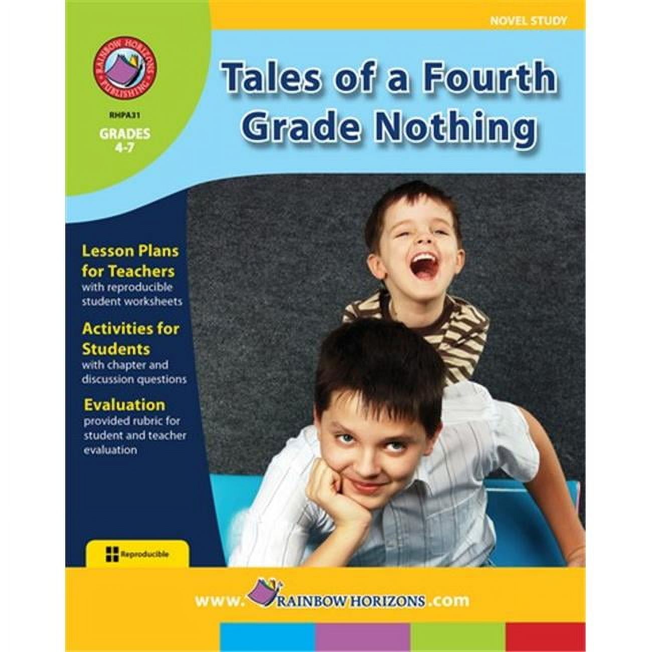 Rainbow Horizons Tales of a Fourth - Grade Nothing - Novel Study ...
