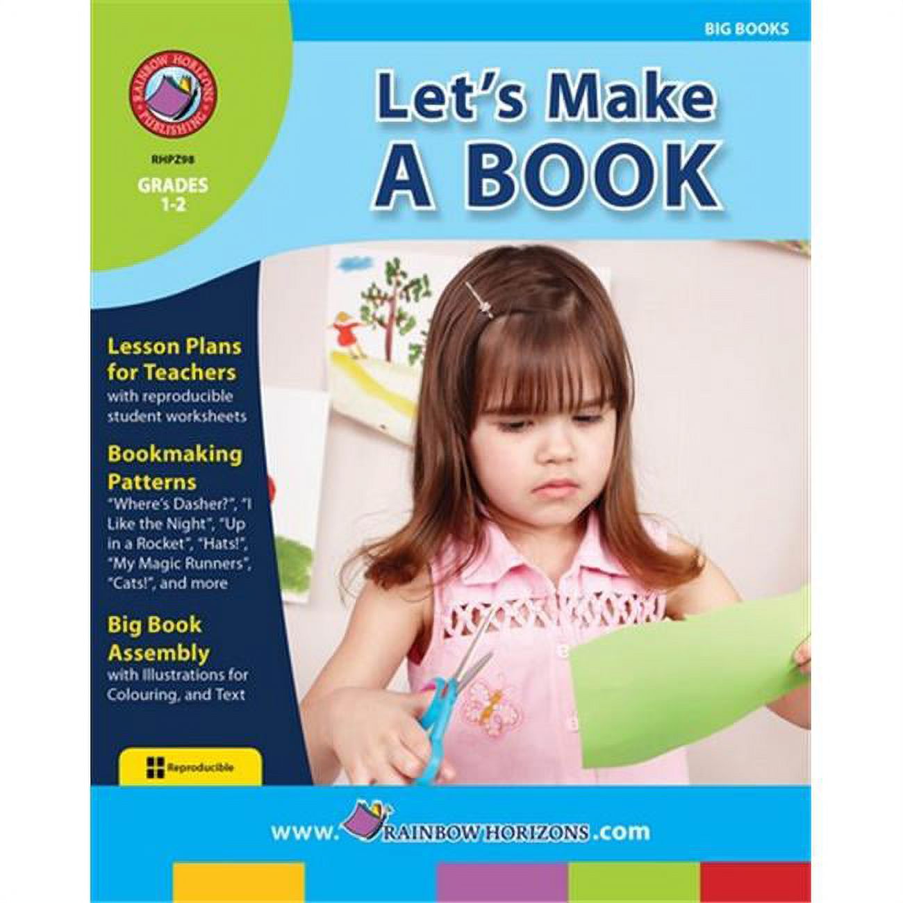 Rainbow Horizons Z98 Lets Make A Book - Grade 1 to 2 - Walmart.com