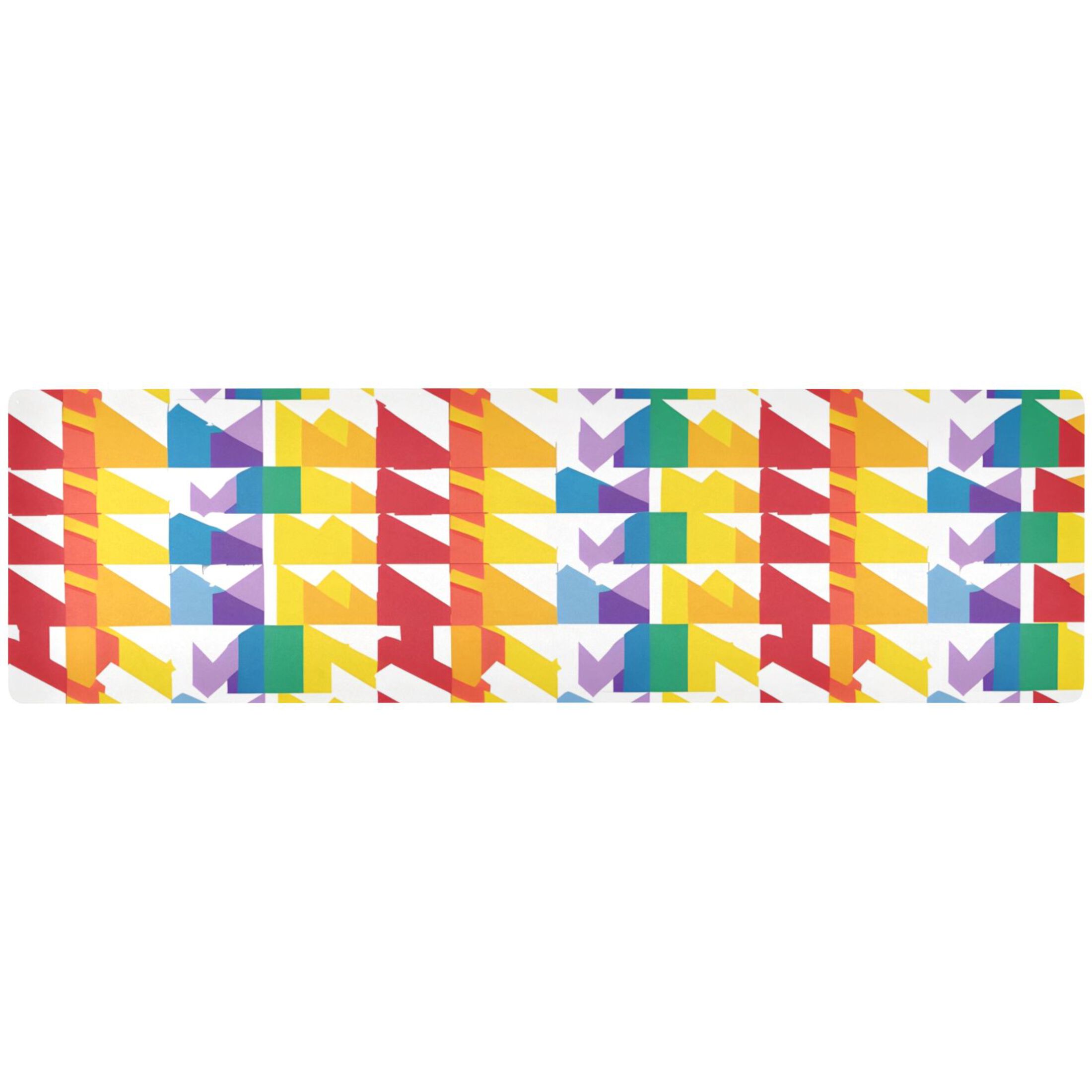 Rainbow Hounds Tooth Trivets Hot Pad Rectangle Pots Holder Kitchen Pans ...