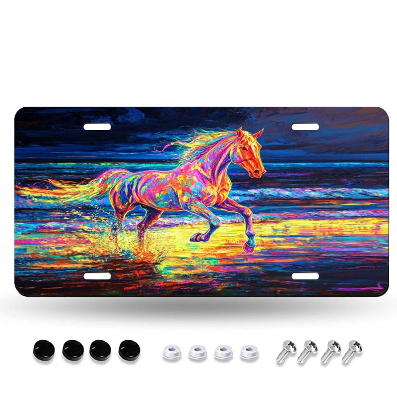Horse License Plate Frames