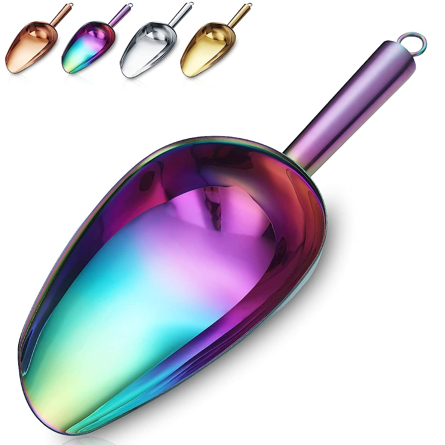 Rainbow Ice Scoop, Fashion Ice Cream Scoop, Premium Stainless Steel ...
