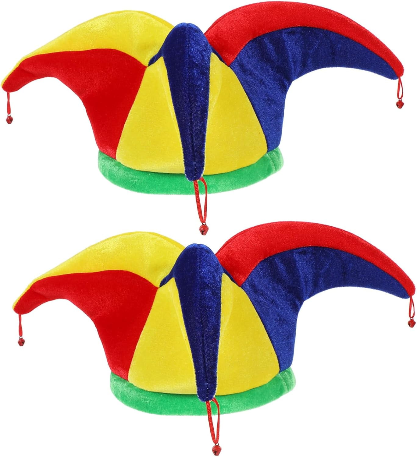 Rainbow Jester Hat for Mardi Gras Costume, Funny Festival Parade ...