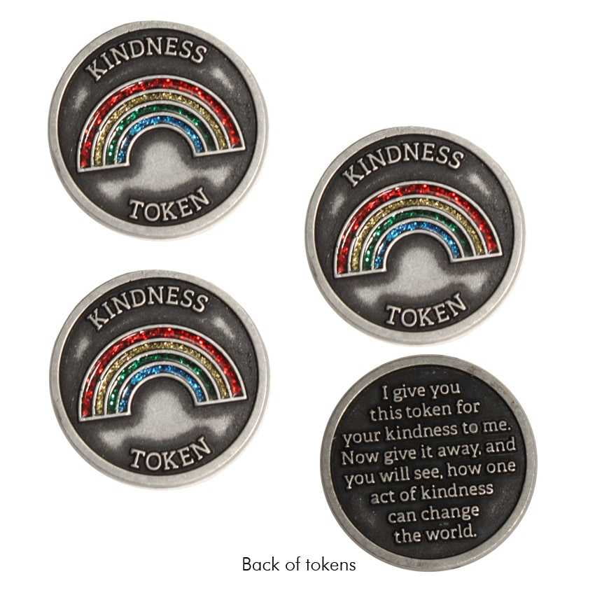 Rainbow Kindness Pewter Tokens, Set of 3 - Inspirational Gifts to ...