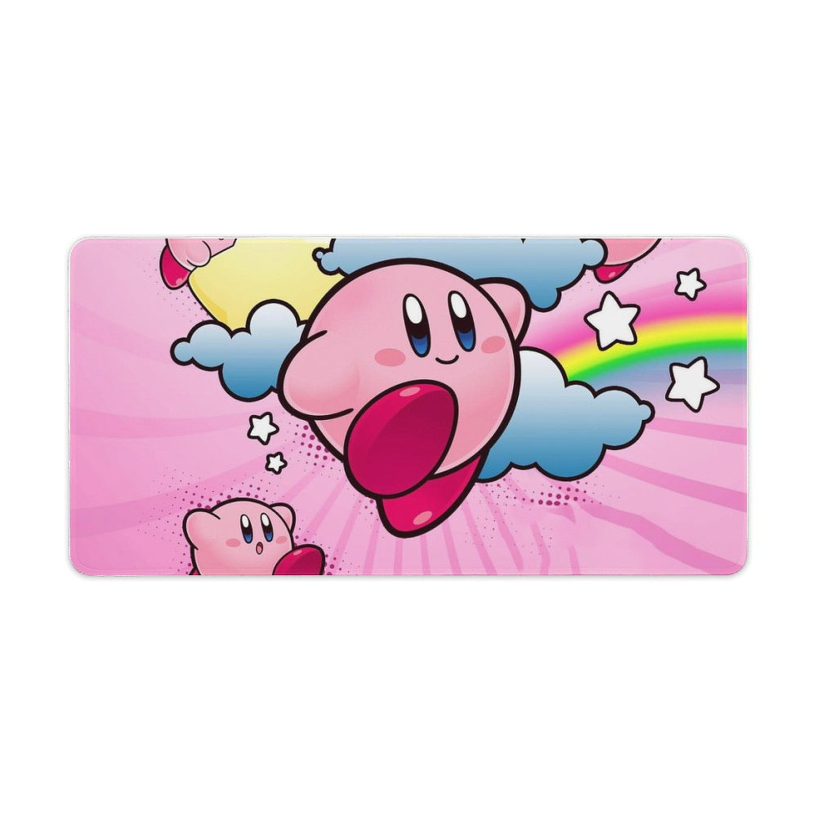 Rainbow Kirby Mouse Pad No-sliped Large Mousepad Extended Gaming Desk ...