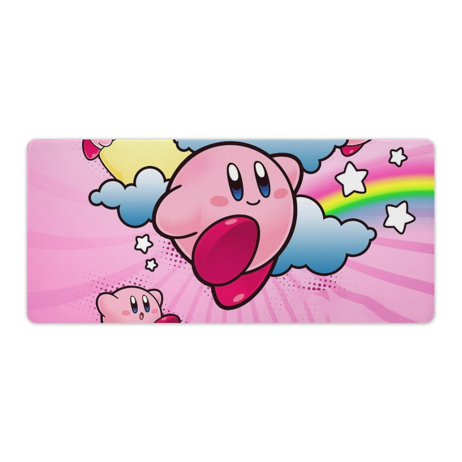 Rainbow Kirby Mouse Pad No-sliped Large Mousepad Extended Gaming Desk ...