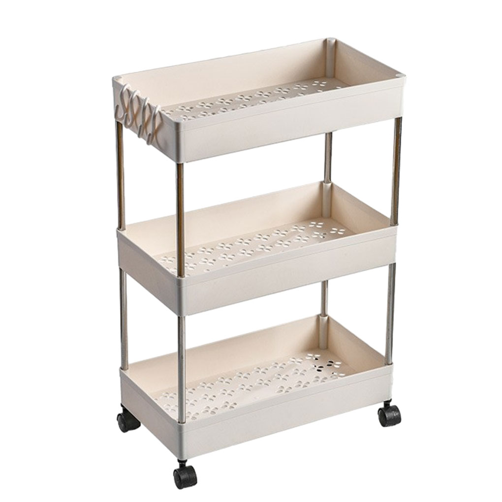 Rainbow Kitchen Trolley Easy To Install Multi-functional Space-saving ...