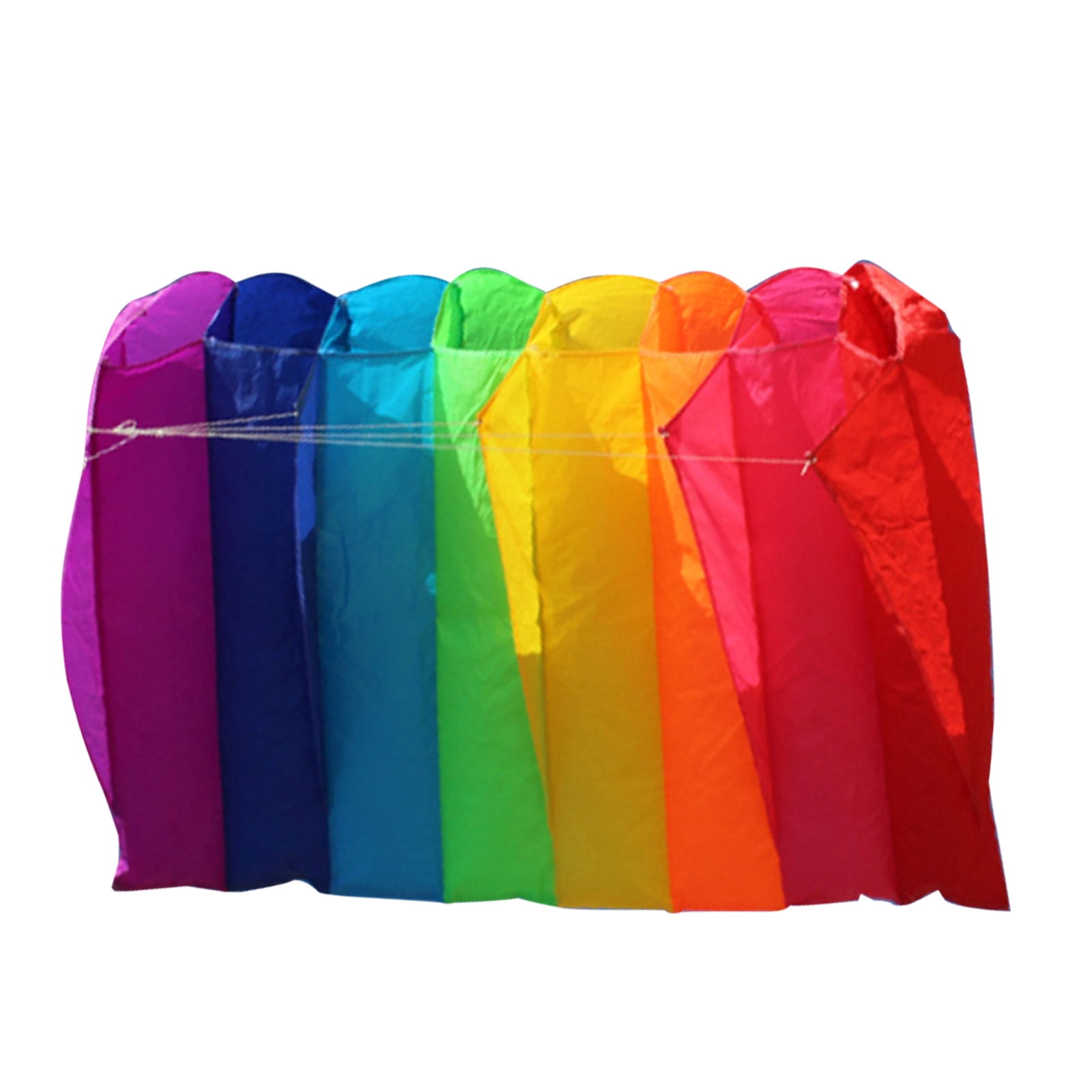 Rainbow Kite Soft Eight-hole Mini Pocket Frameless Parafoil Kites Cloth ...