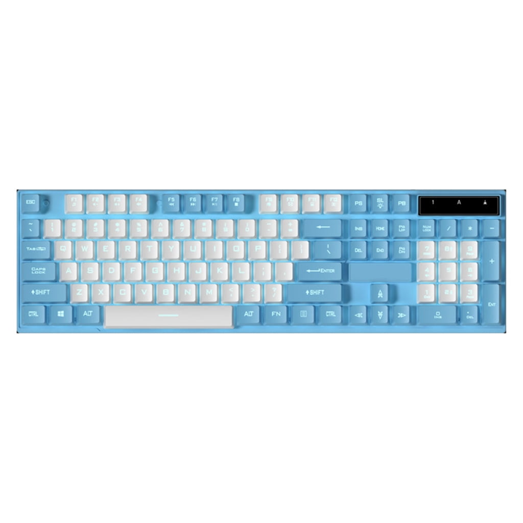 Rainbow LED Wireds Keyboards for Gamers with Ergonomic and ...