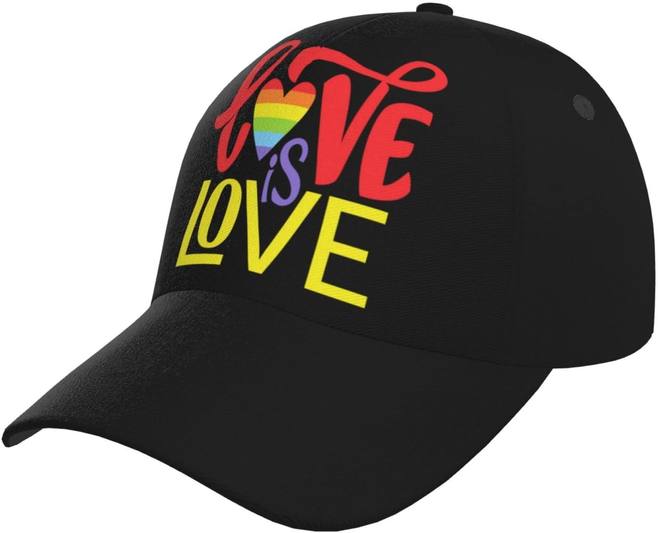 Rainbow LGBT Gay Pride Baseball Hat Women Men Baseball Cap Adjustable ...