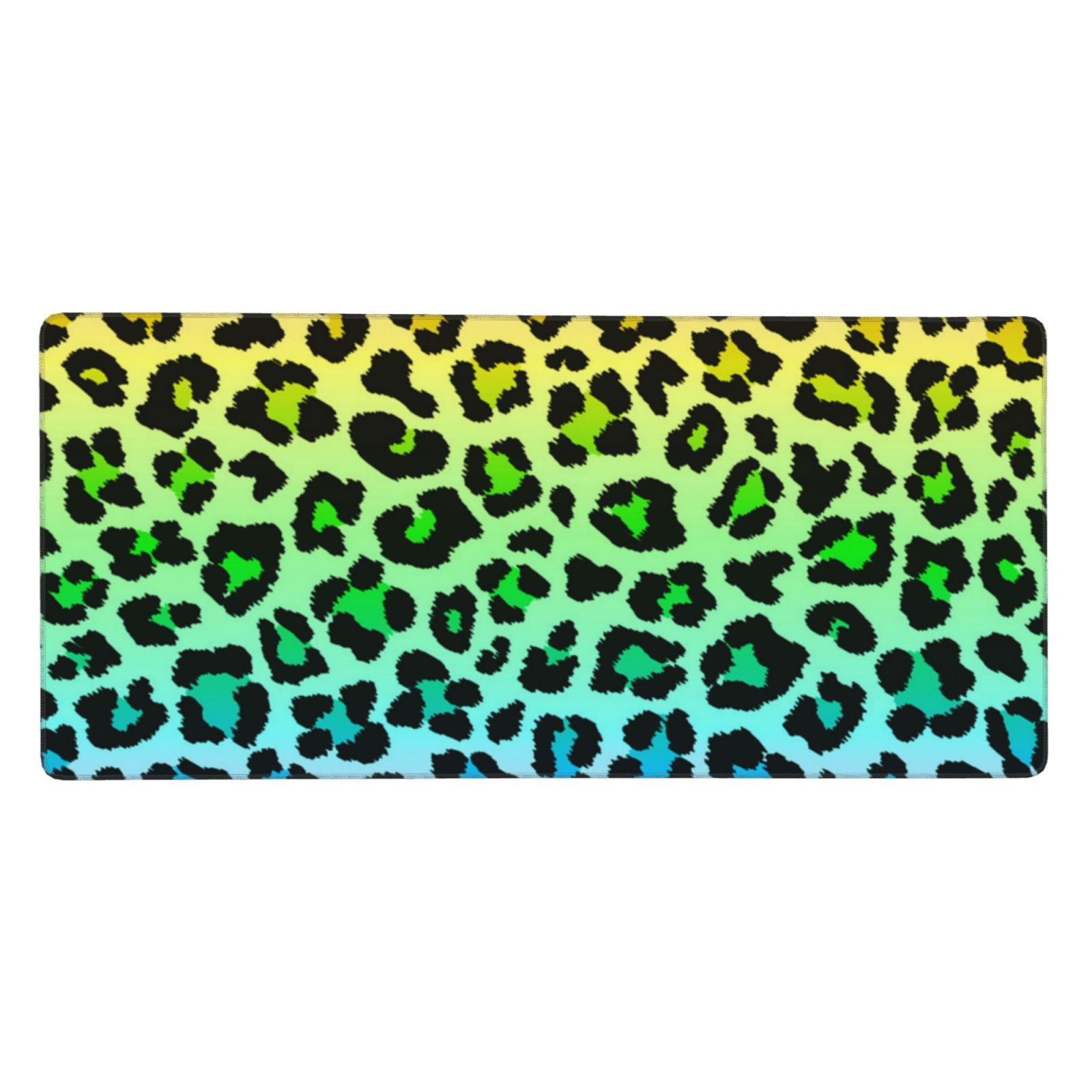 Rainbow Leopard Spotted Fur Pattern Mousepad Large Mouse Pad Desk Pad ...