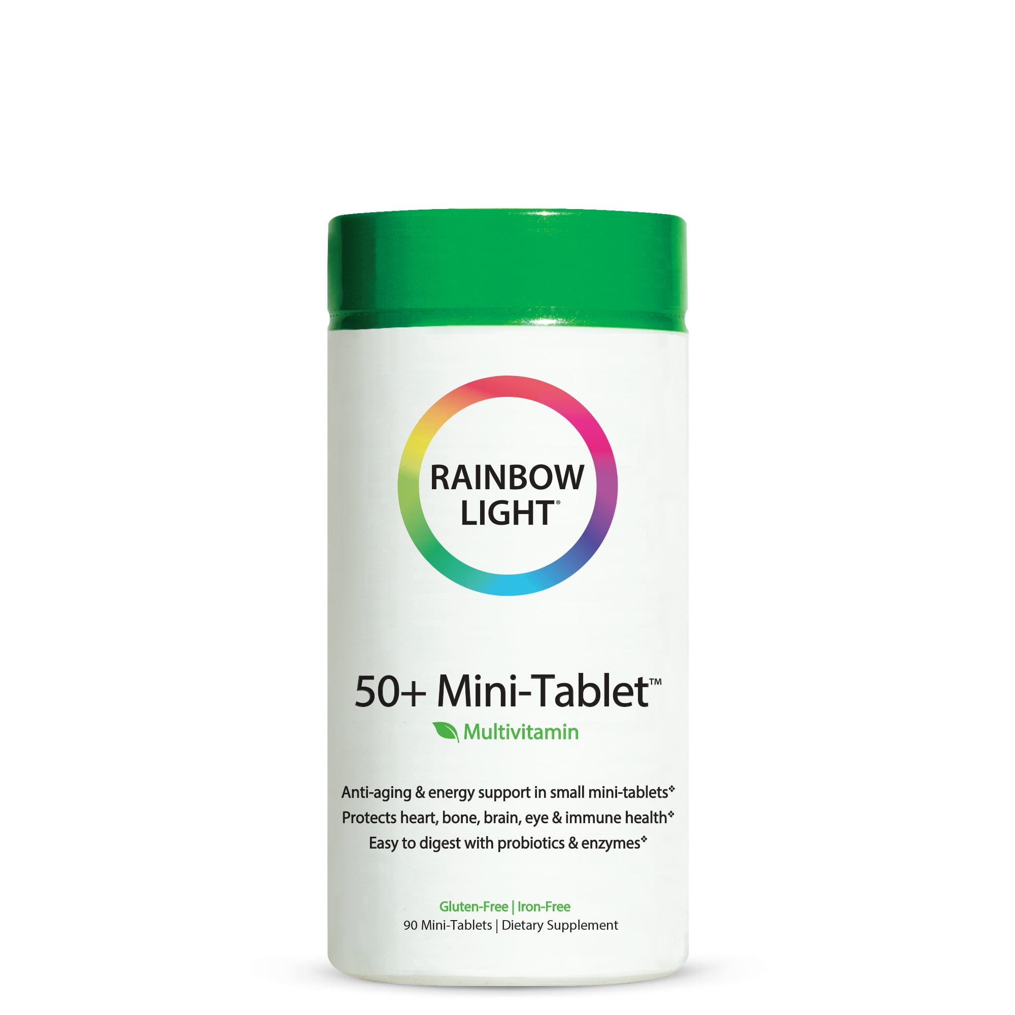 Rainbow Light 50+ Mini-Tablet, 90 Tab, Adult Health Supplement with ...