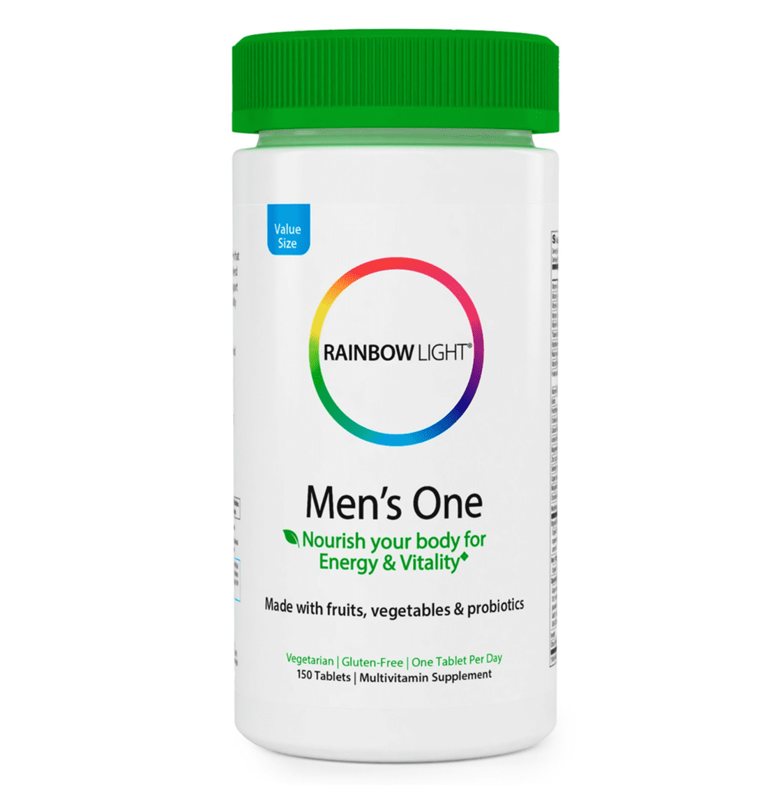 Rainbow Light Men's One Daily Multivitamin - 150 Tablets - Walmart.com