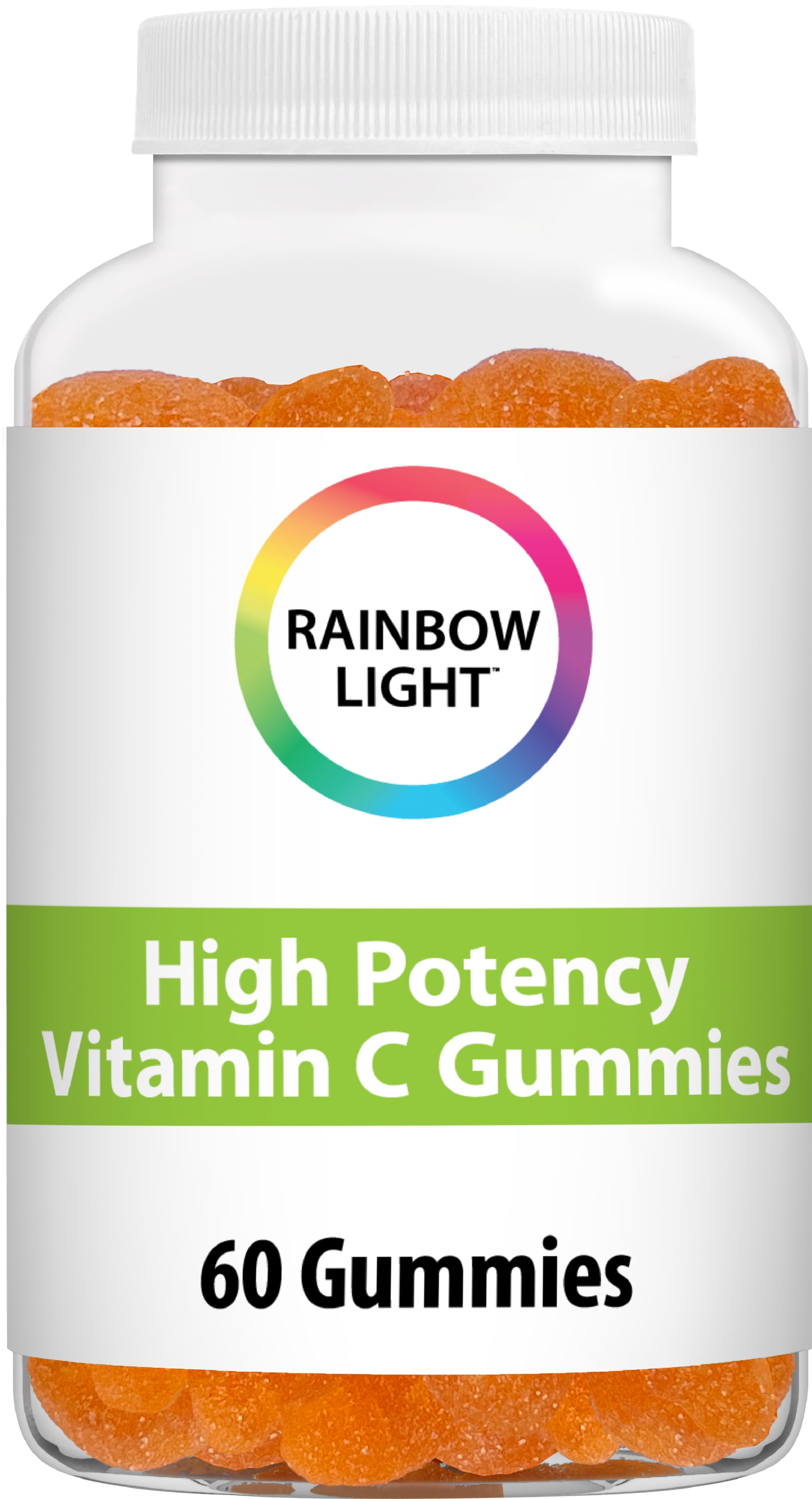 Rainbow Light High Potency Vitamin C Gummies, Gluten Free, Citrus ...